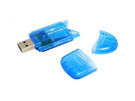 Atminties kortelių skaitytuvas per USB 2.0 jungtį SD/MMC UAB Omedita