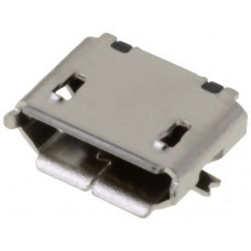 Micro USB lizdas USB B 2.0 ,5 takeliai (SMD) tiesūs kontaktai UAB Omedita