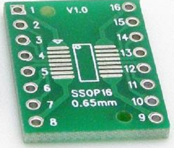 Montažinė plokštė SOP16 - DIP16