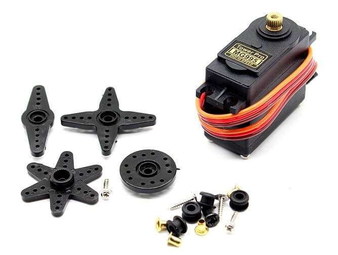 Tower Pro Mg995 Servo variklis darbinė Įtampa 4.8V UAB Omedita