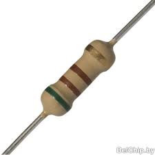 Rezistorius 1W 1kΩ, 1W,5%, Ø0.6x26mm UAB Omedita
