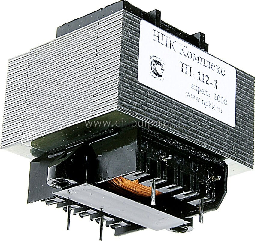 Transformatorius 6 V 0,6 A/ 4W , 42x35x35mm UAB Omedita