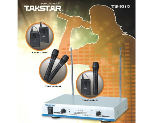 TS-3310HH 2 bevieliai rankiniai mikrofonai UAB Omedita