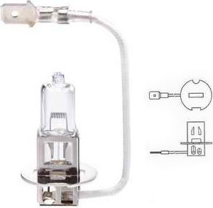 Lemputė 12V 55W H3 PK22s skaidri UAB Omedita