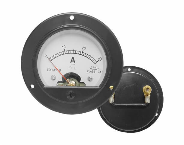 Ampermetras 30A+ / M118, DC su šuntu, apvalus diam.80 UAB Omedita