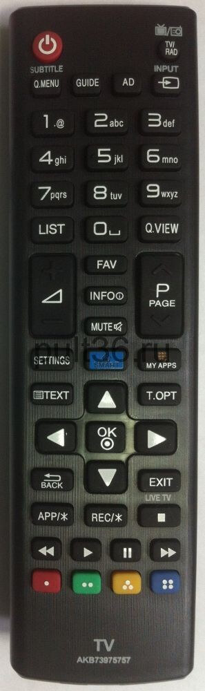 NV pultelis LG AKB73975757 (AKB73715601,AKB73975728 MY APPS0,RM-L1379)